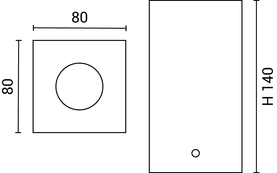 Square Spotlight Fixture | Optonica LED