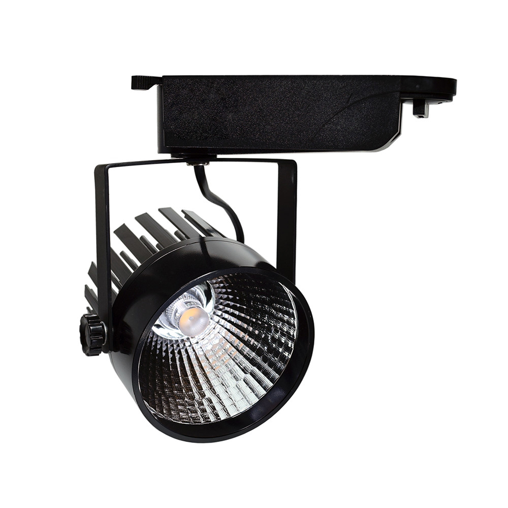 LED Interior Track Light COB Black Body | Optonica LED