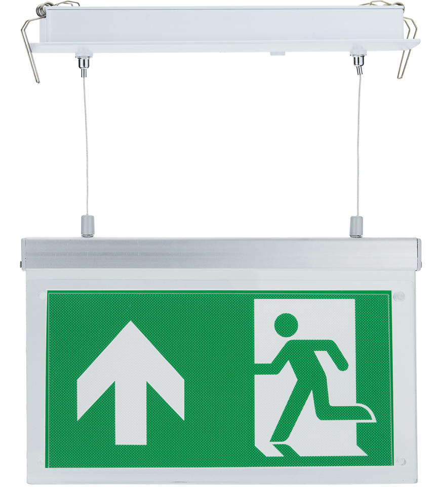 LED Hanging Emergency Exit Light 3 Hours Duration With PVC Legend ...