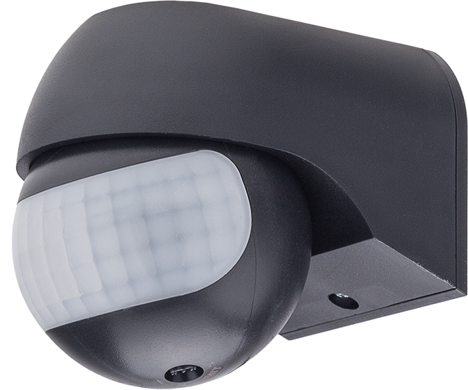 LED PIR Motion Sensor IP54 Black | Optonica LED