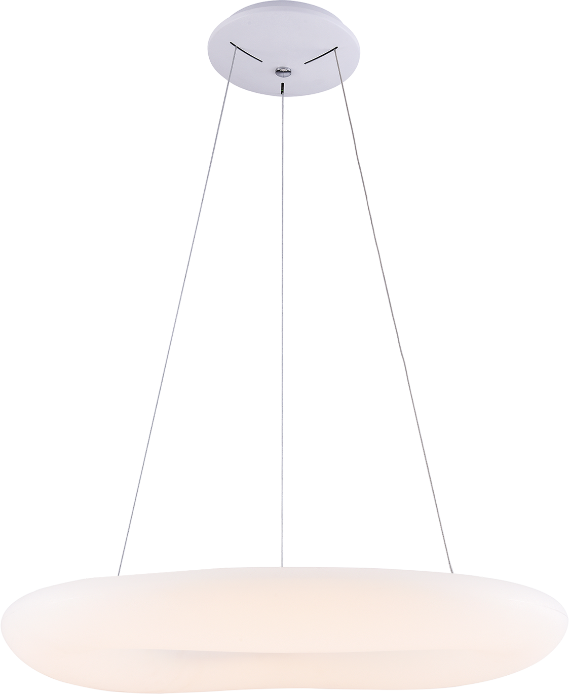 LED Suspending Light White Round | Optonica LED
