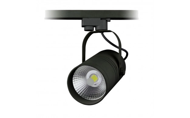 LED Interior Track Light Black Body COB | Optonica LED