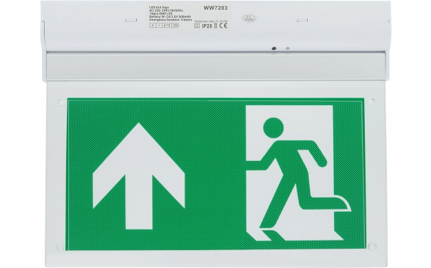 LED Wall Surface Emergency Exit Light 3 Hours Emergency Duration With ...