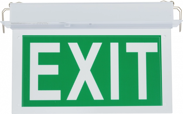 LED Recessed Fixed Emergency Exit Light 3 Hours Duration With PVC ...