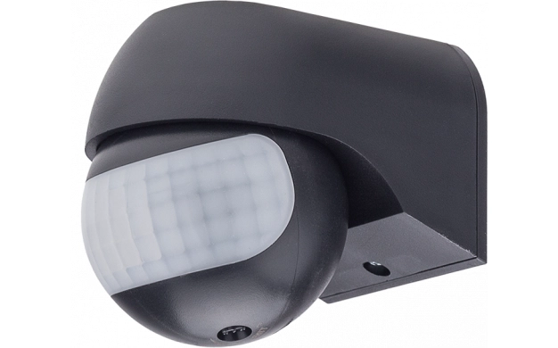 LED PIR Motion Sensor IP54 Black | Optonica LED